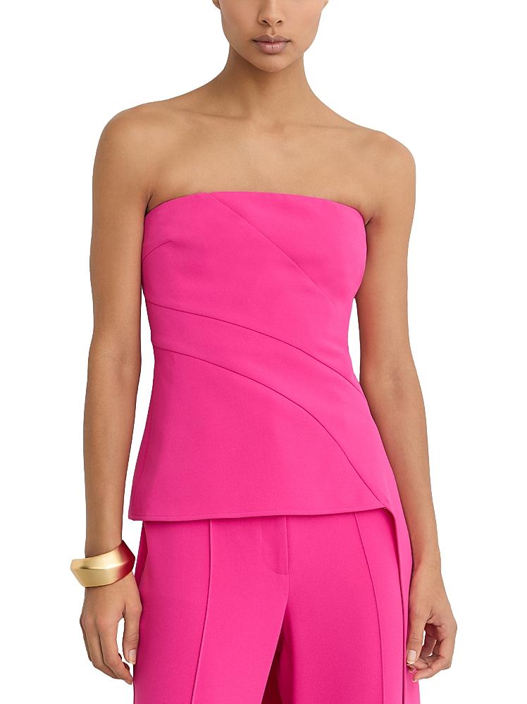 REISS Skye Drape Top